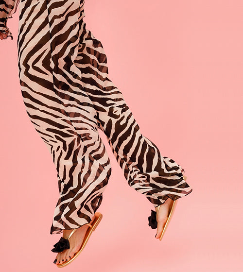 JOLIE B151ST Balerini rotunzi piele, leopard print – Smiling Shoes